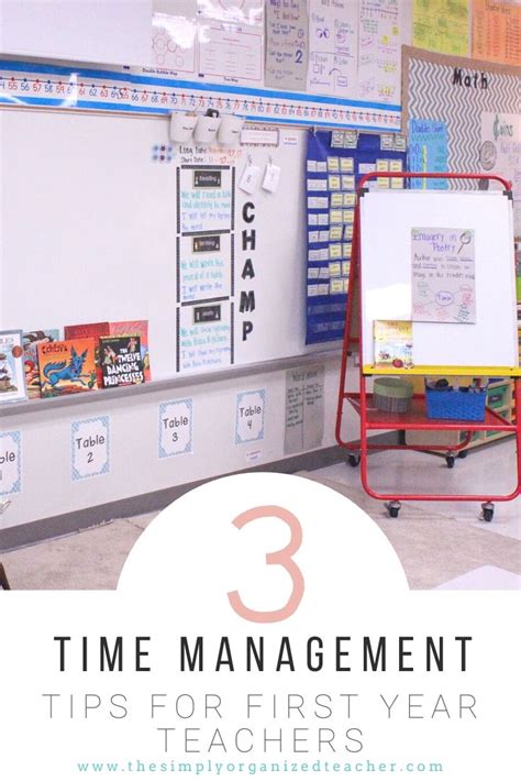 Time Management For First Year Teachers The Simply Organized Teacher