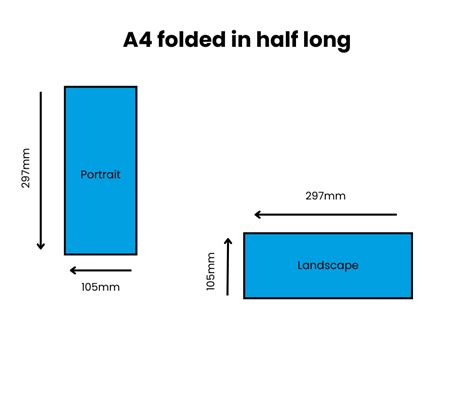 A4 Folded In Half Long Star Print