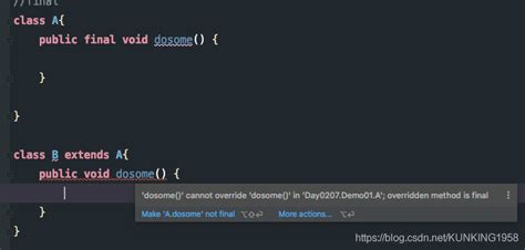 Java Fianl关键字的理解 Csdn博客