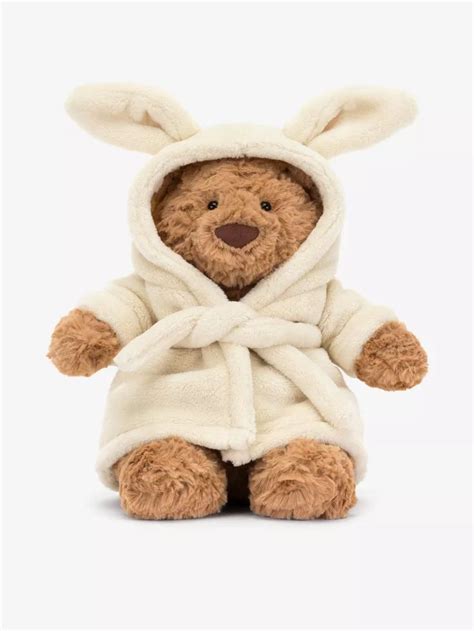 Jellycat Bartholomew Bathrobe Bear Soft Toy 26cm