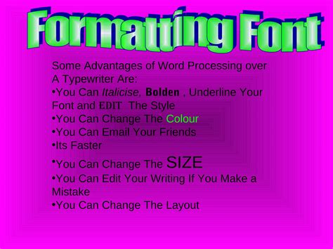 Word Processing Ppt