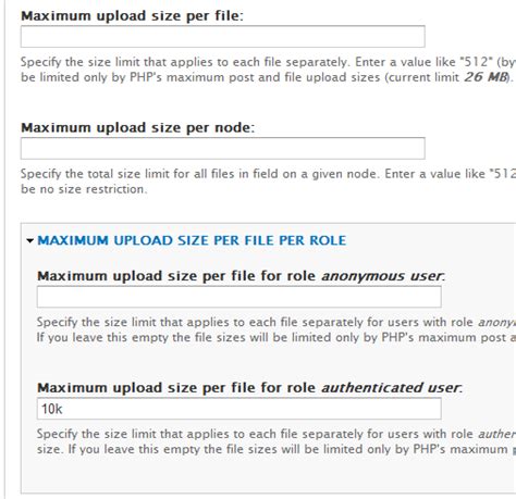 Filefield Role Limit 1445918