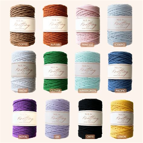 Afk Braided Cord Macrame Cotton Cord 39 Beautiful Colors All For Knotting Reviews On