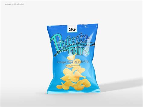 Premium Psd Chips Bag Mockup