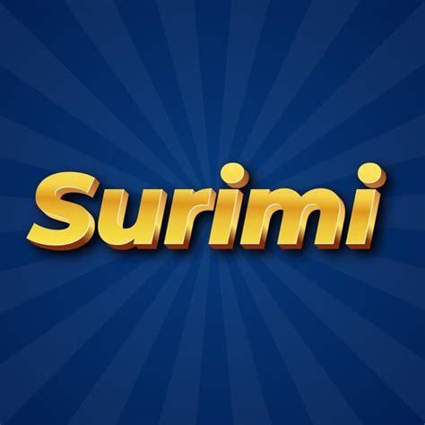Premium Photo Surimi Text Effect Gold  Attractive Background Card