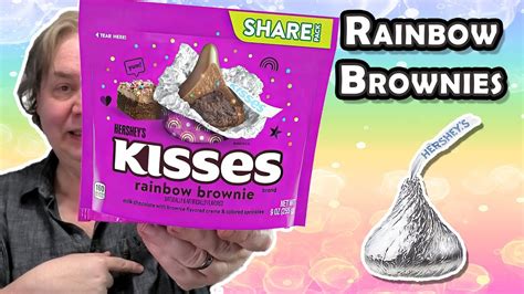 Hersheys Kisses Rainbow Brownie Real Review Youtube