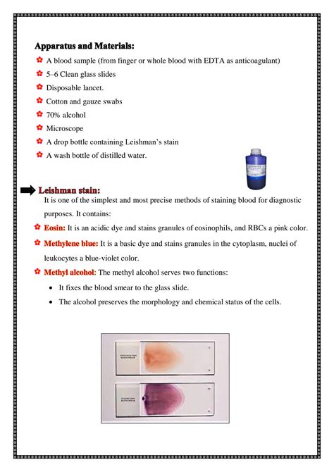 SOLUTION Lab Blood Smear Studypool