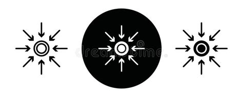 Specific Outline Icon Collection Or Set Specific Thin Vector Line Art Stock Illustration