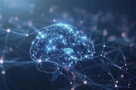 Digital Representation Of A Brain Premium Ai Generated Image
