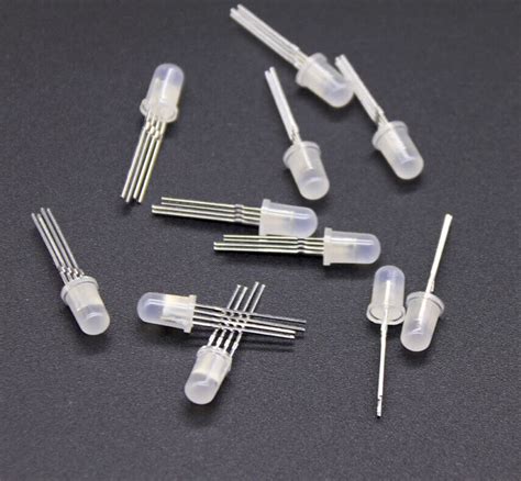 Apa106 F5 5mm Rgb Led 20pcs Ws2812b Sk6812 Neopixel Comp Light Emitti Sm Components