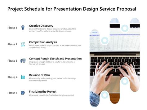 Project Schedule For Presentation Design Service Proposal Ppt