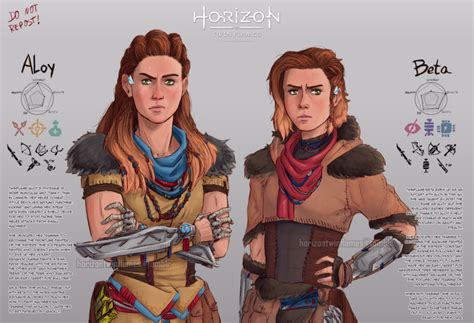Horizon Au Twin Flames Aloy And Beta Grew Up Together Concepts
