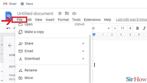 How To Download A Google Doc Steps With Pictures