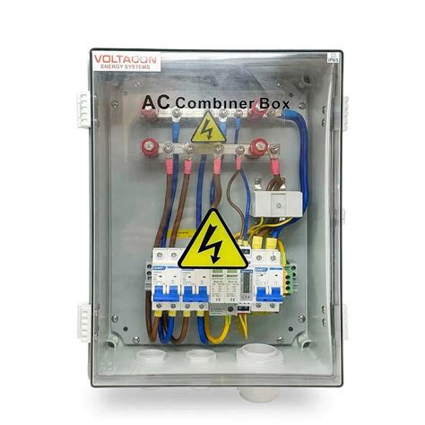 Ac Combiner Box 2 Ways In 1 Way Output Twin Solar Inverters In Paral Voltaconsolar