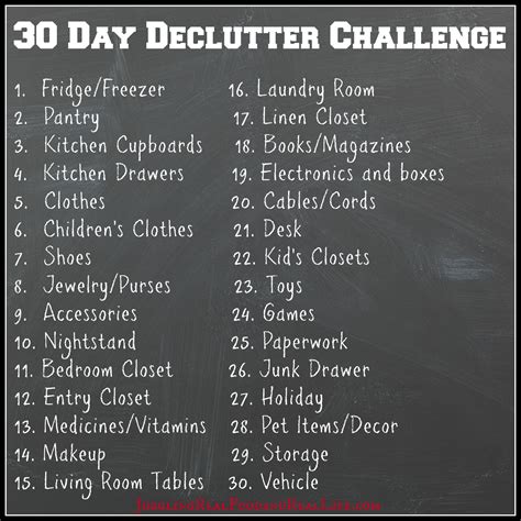 30 Day Declutter Challenge