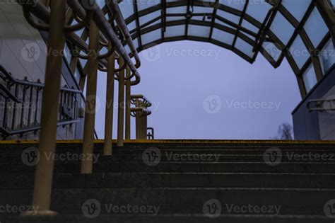 Exit From The Underpass In The Evening Cloudy Sky Steps Up 53980936 Exit From The Underpass In The Evening Cloudy Sky Steps Up 53980936