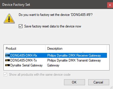 DyNet To DMX Rx Gateway Dynalite Technical Documentation