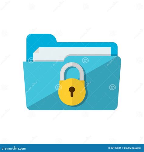 Set Ftp Folder And Lock Lock Electric Scooter And Folder Icon Vector