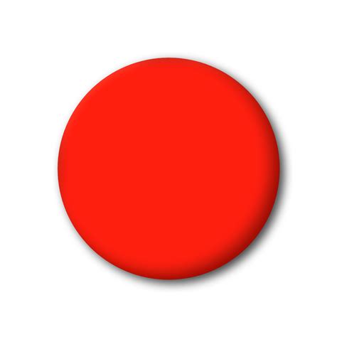 Red Round Button For Design Ilustration Png 18978492 Png