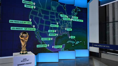 Fifa Anunció Las Ciudades Sede La Copa Del Mundo 2026 The Backhand Sports