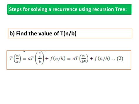 Lecture 5 67 Divide And Conquer And Method Of Solving Recurrences Pdf