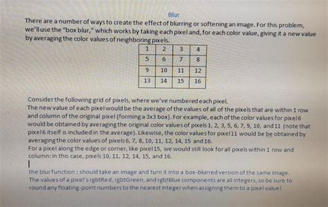 Solved Using C Language This Question Is To Take Image And