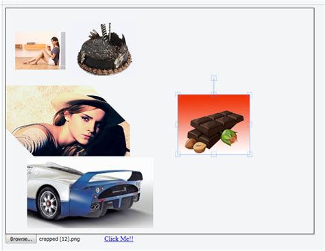 javascript current uploaded image not set on exact position after