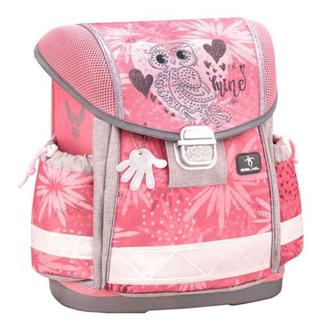 ორთოპედიული ჩანთა ვარდისფერი ბუ Belmil