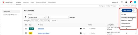 How Do I Create An Automated Personalization Activity Adobe Target