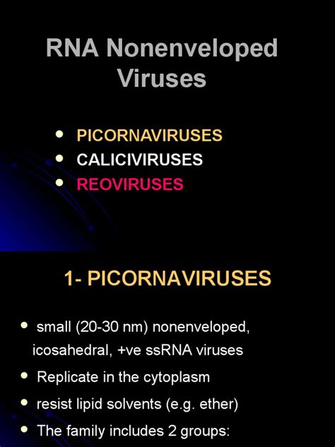 Rna Non Enveloped Viruses Pdf Poliomyelitis Tree Of Life Biology