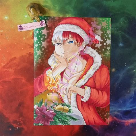 Mha Shoto Todoroki Fanart Artprint Print A2 Or A3 Anime Drawing