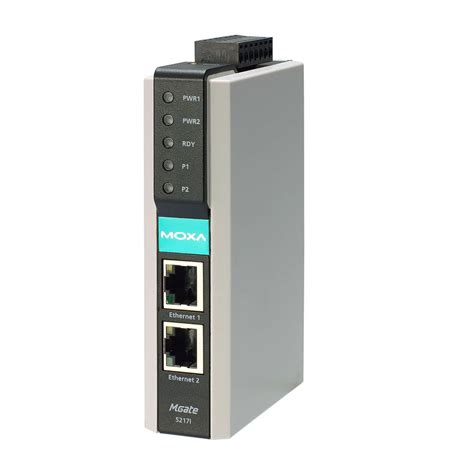Moxa 2 Port Modbus Rtuasciitcp To Bacnetip Gateway 600 Data Points
