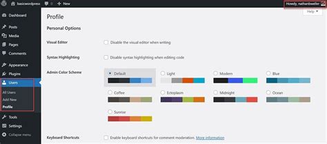 How To Find And Edit The Wordpress User Profile