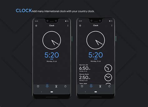 Clock App Redesign On Behance Clock App Redesign On Behance