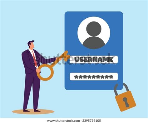 Strong Password Cyber Security High Protection Stock Vector Royalty