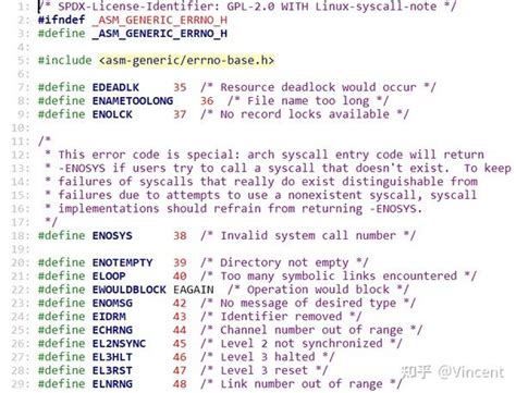 Linux系统调试篇Linux错误码介绍 知乎