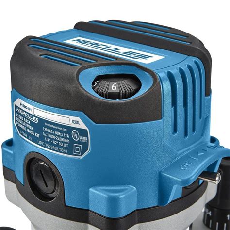 12 Amp Variable Speed Fixed Base Router With Plunge Base Kit Luxury Designer Fashion For Men