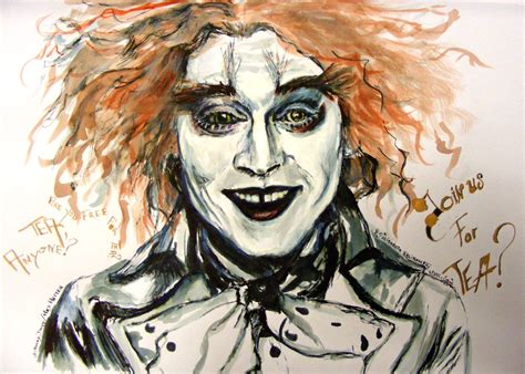 Johnny Depp Mad Hatter Drawing At Getdrawings Free Download