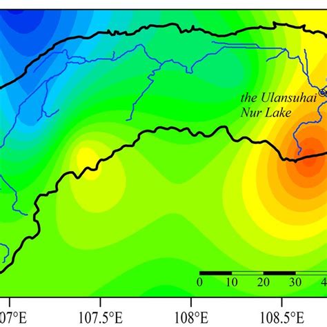 Spatial Distribution Of The Frequency Of Flood Drought Abrupt Download Scientific Diagram