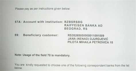 Jana S Blog SWIFT Number For Bank Transfers