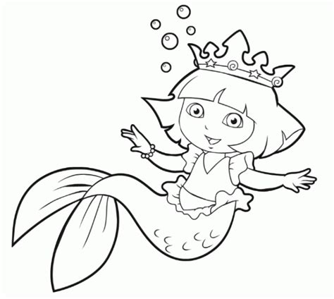 Mermaid Coloring Pages  The Little Mermaid Coloring Pages 6