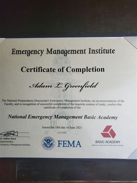 Adam Greenfield On Linkedin Fema Emergencymanagement Basicacademy