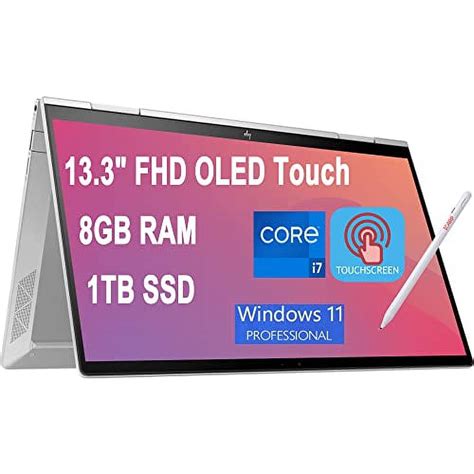 HP Envy X360 13 2 In 1 Laptop 13 3 FHD OLED Touchscreen 400 Nits 11th Gen Intel 4 Core I7