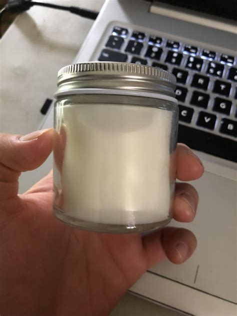 I Am Suuuuper New In Candle Making This Is My First Ones Why Is There Like A “gap” In The Jar