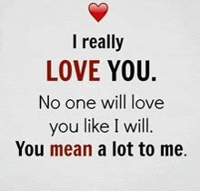 Love S Tenor I Love You  I Really Love You Affirmation Quotes