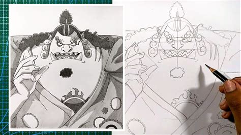 Cara Menggambar Jinbei [one Piece] Drawing Jinbei Step By Step Youtube