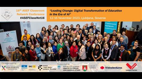 16th Asef Classroom Network Conference Highlights Youtube
