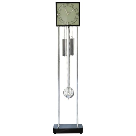 Rare Art Deco Cobalt Glass And Chrome Blimp Clock And Lamp At 1stdibs