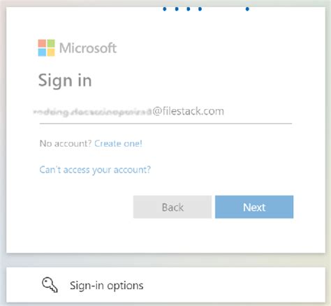 Filestack Docs OAuth Setup For Microsoft In Filestack