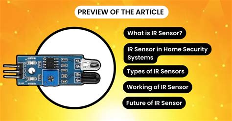 Ir Sensors Revolutionizing Home Security Systems Vayuyaan